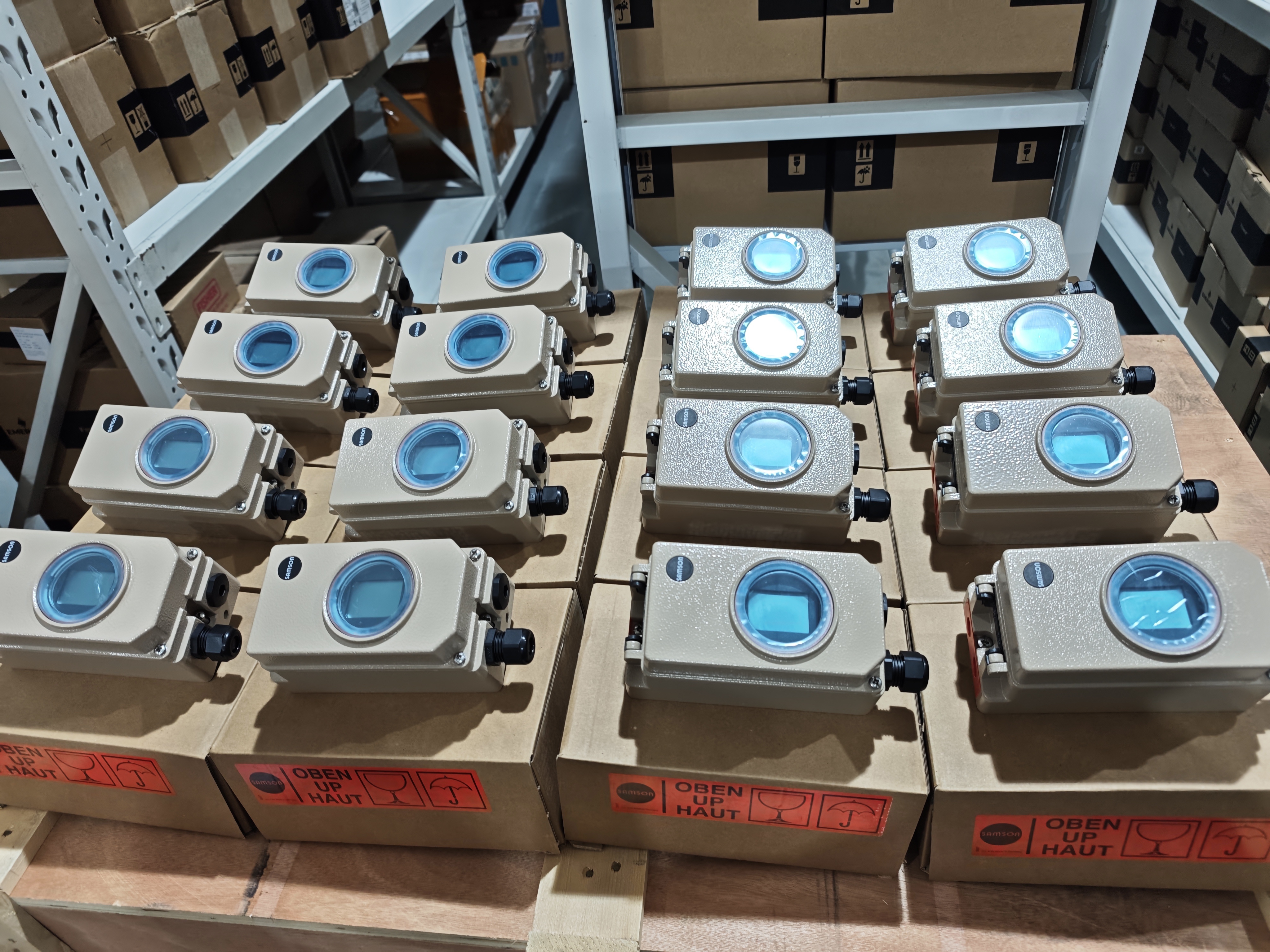 Pneumatic Control Valves With Samson 4765 /4763 Actuator Positioner and ...