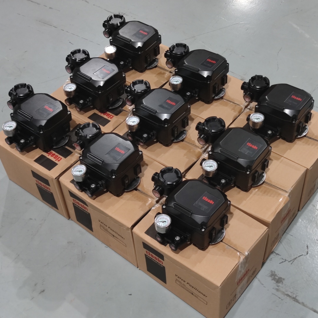 Pneumatic Actuated Ball Valves with Tissin TS800 Positioner