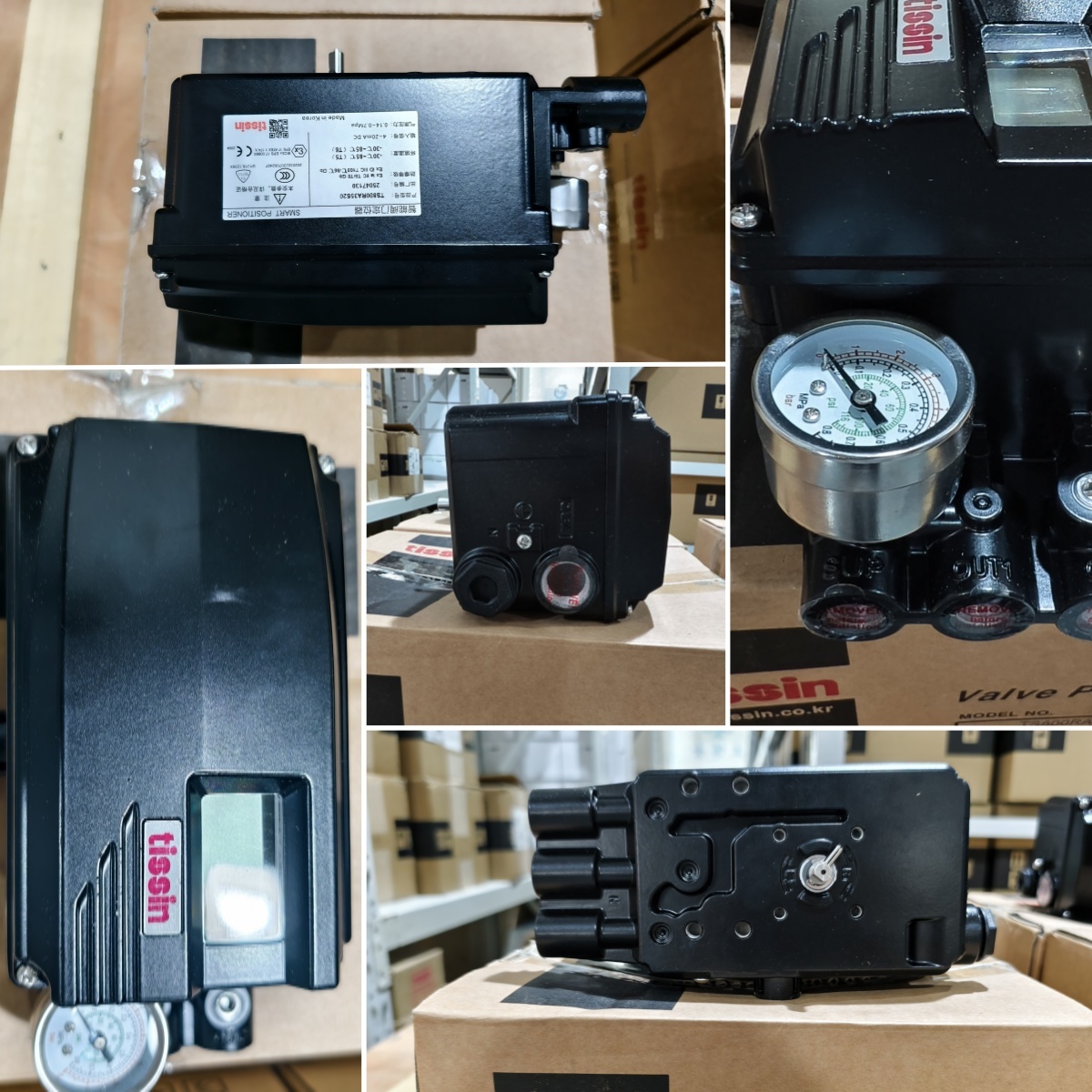 Pneumatic Ball Valves with Korea Original Tissin TS800/TS805 Series ...
