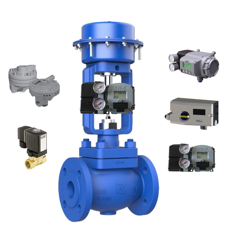 New Pneumatic Spirax Sarco Control Valve and Masoneilan Positioner SVI2 ...