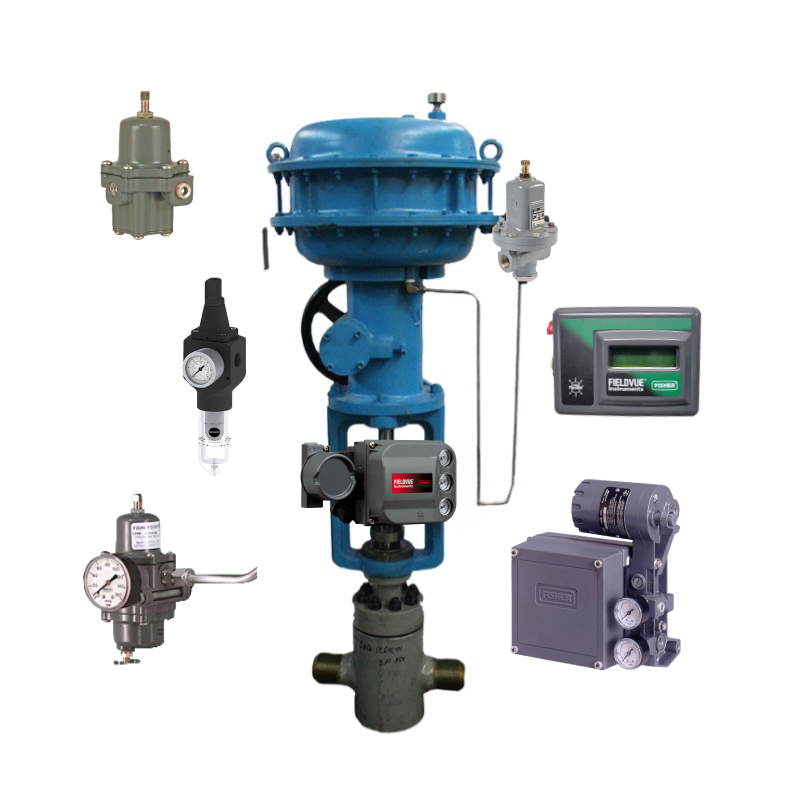 Emerson ASCO Solenoid Valve with Fisher DVC6200 Positioner