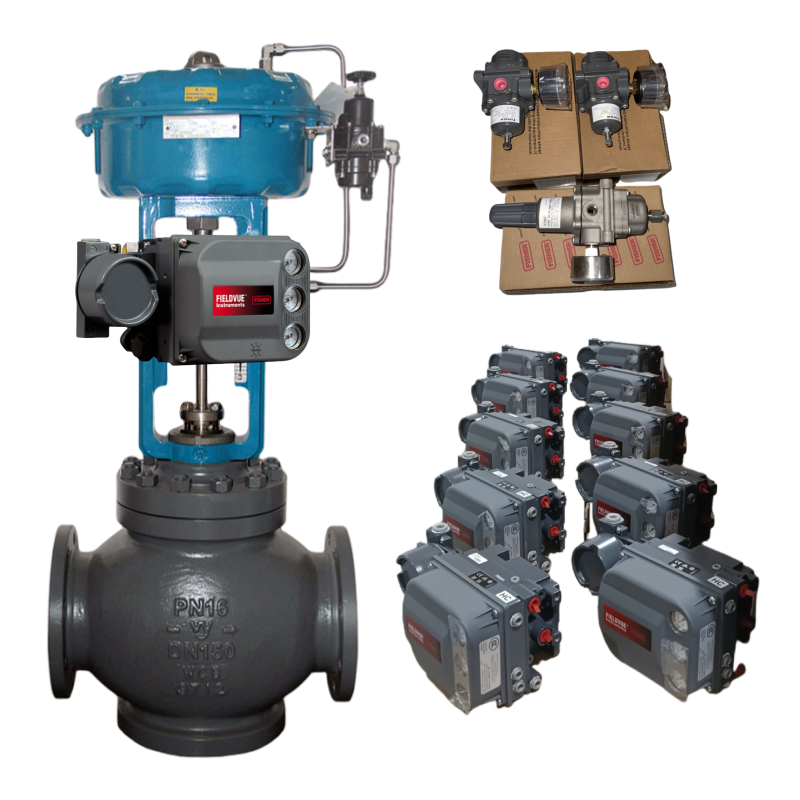 Emerson ASCO Solenoid Valve with Fisher DVC6200 Positioner