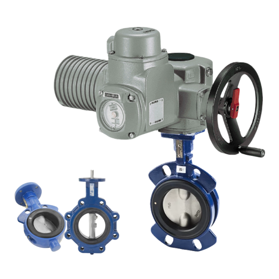 Keystone F990 Series Pneumatic Butterfly Valve and AUMA Actuator