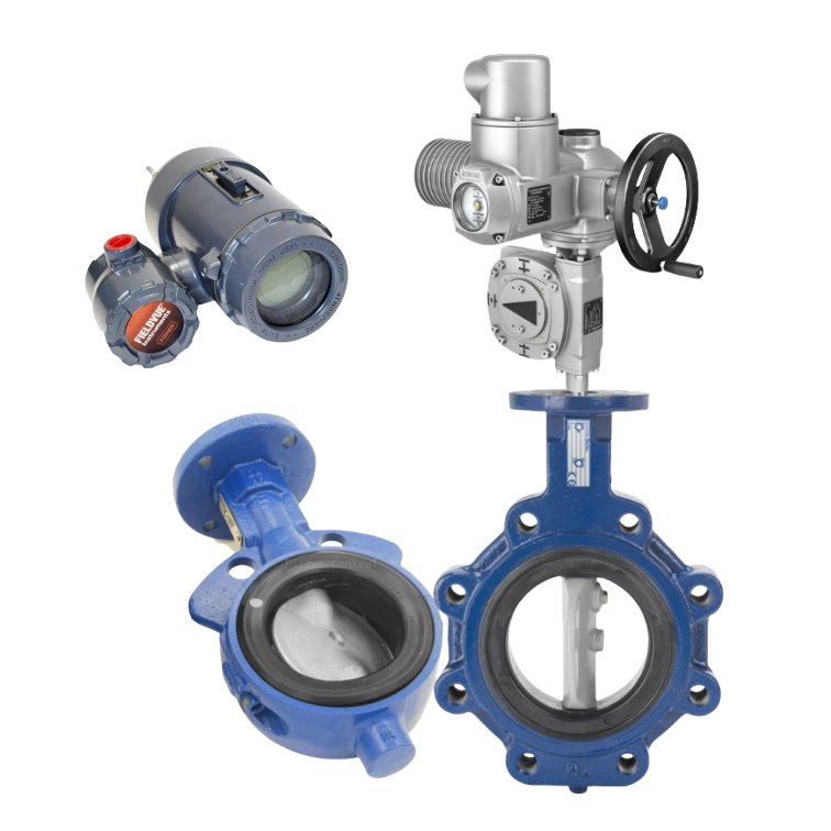Keystone F990 Series Pneumatic Butterfly Valve and AUMA Actuator