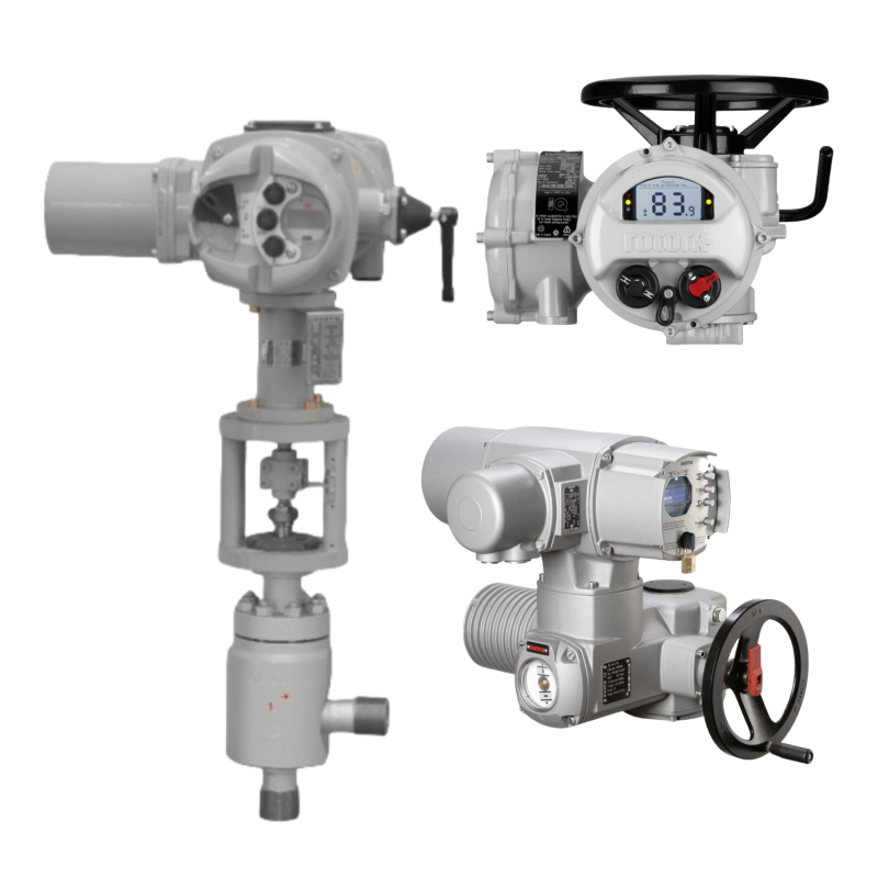 Rotork IQ Electric Actuator Valve for High-Temp Gas Control