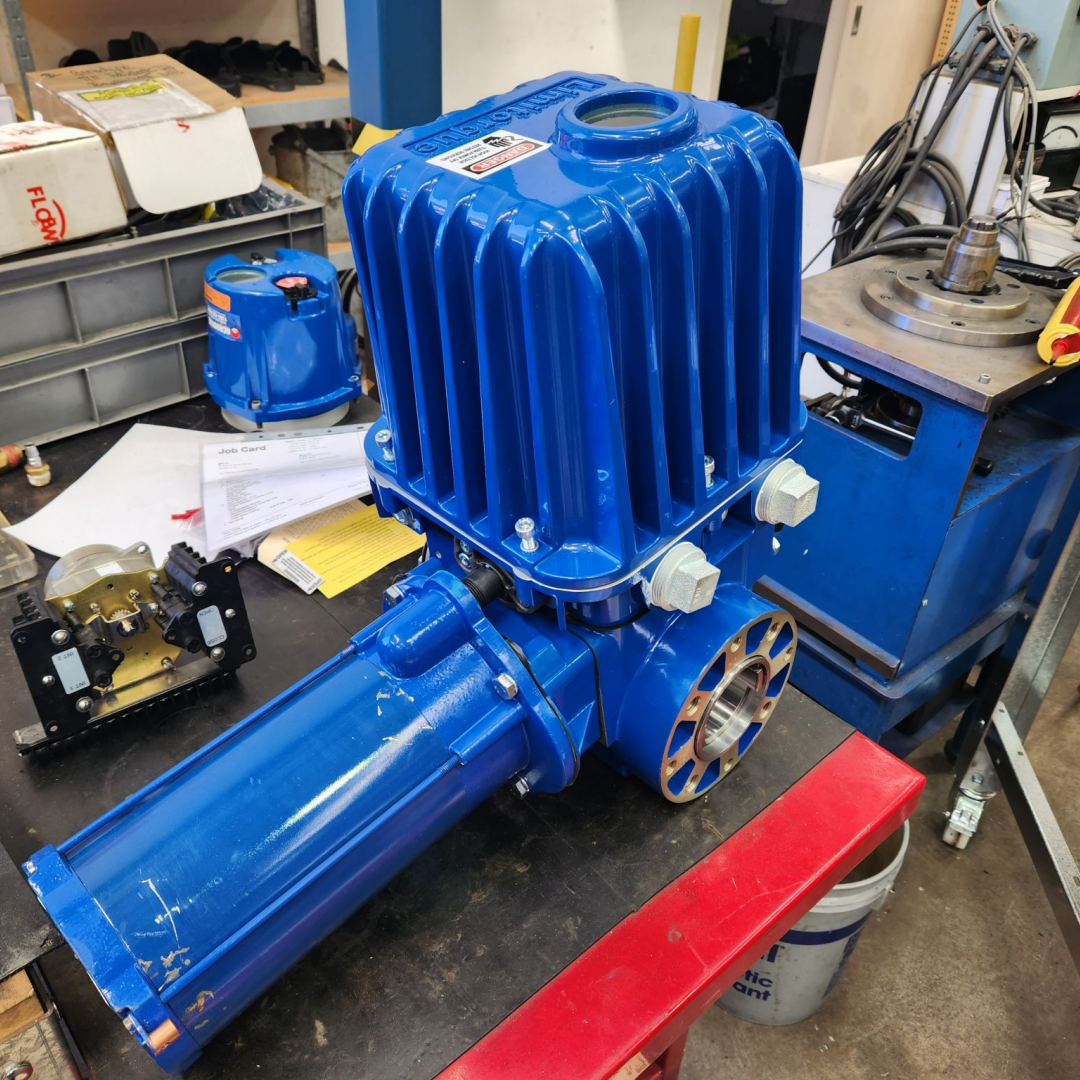 Flowserve Limitorque L120 Electric Actuator for Natural Gas Regulator ...