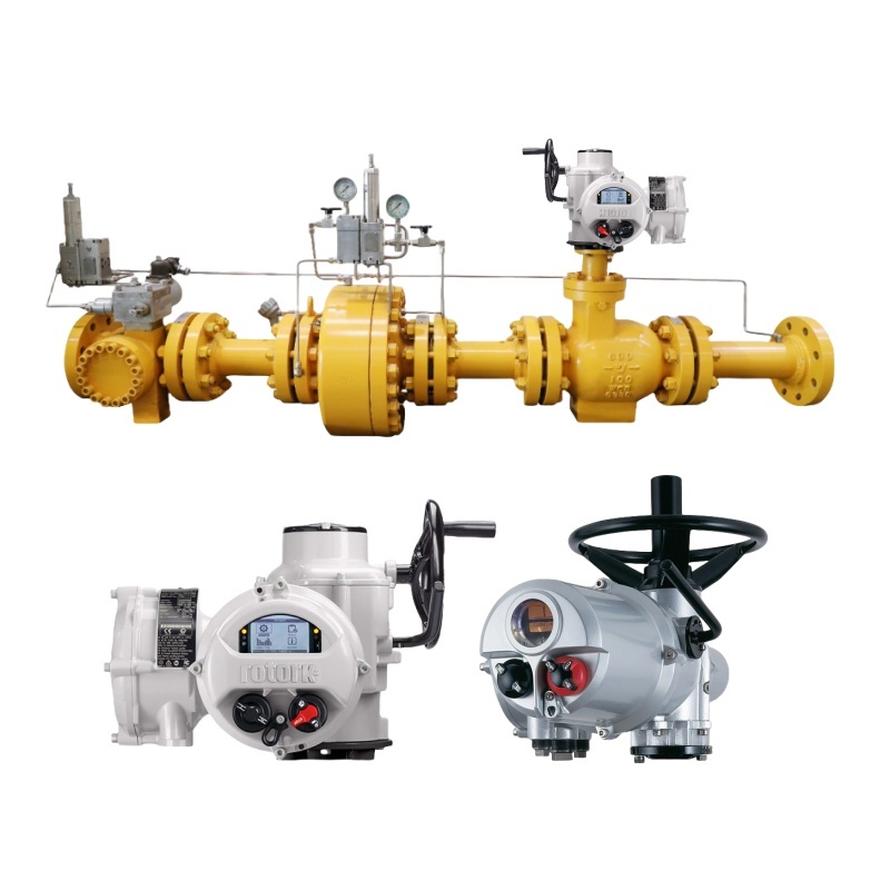 Rotork IQ Series Electric Actuator for Natural Gas Regulator Skids
