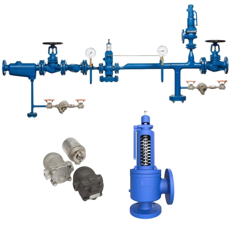 Full Lift Flanged Safety Valves Pilot Spiraxsarco SV607 Use on Steam ...