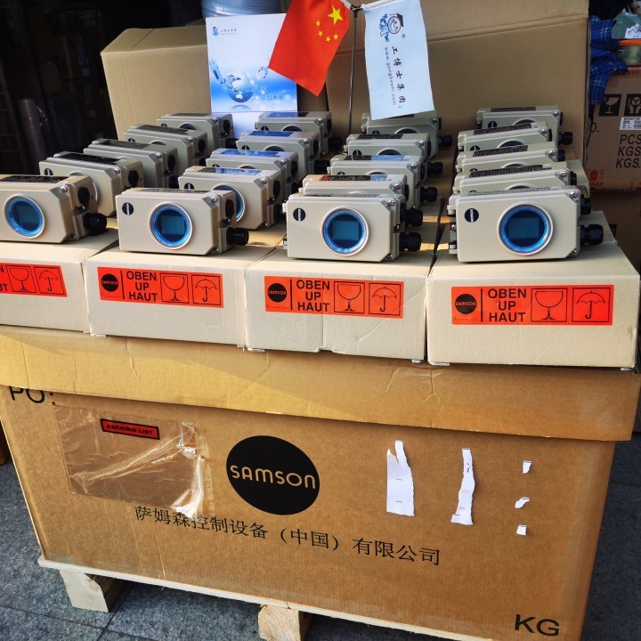 Pneumatic Control Valves With Samson 4765 /4763 Actuator Positioner and ...