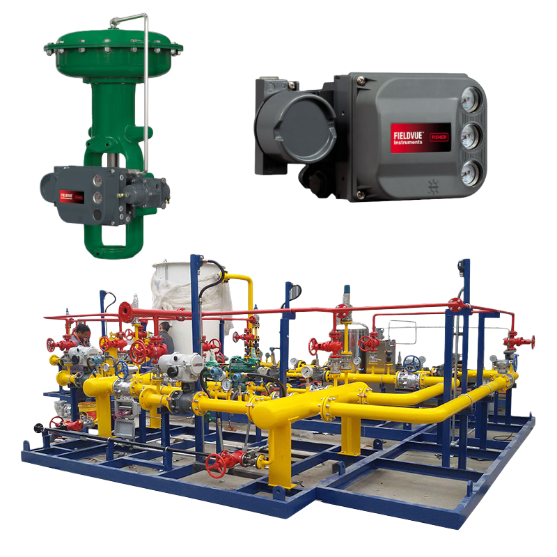 Fisher 657 Pneumatic Valve with DVC6200 Digital Controller