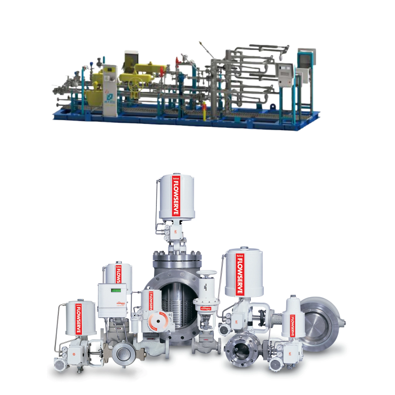 FLOWSERVE MARK ONE Linear Globe Angle Control Valve for Industrial Flow ...