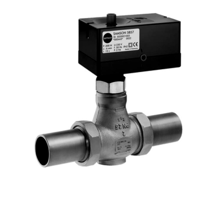 Samson Single-seated Type 3222 steel Globe Valve Flange connecting ...