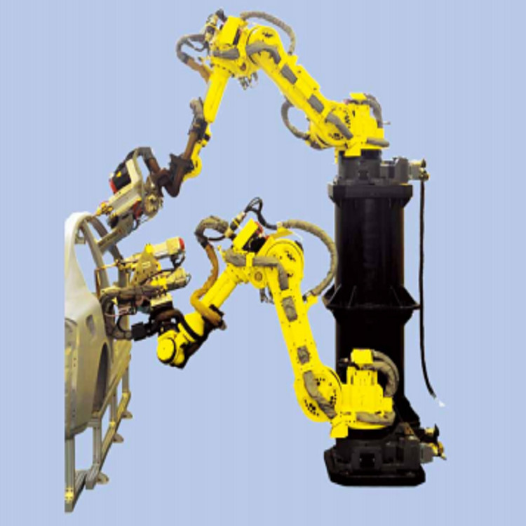 6 Axis Fanuc Robot Arm Floor / Upside Down Mounting Position ± 0.03mm ...