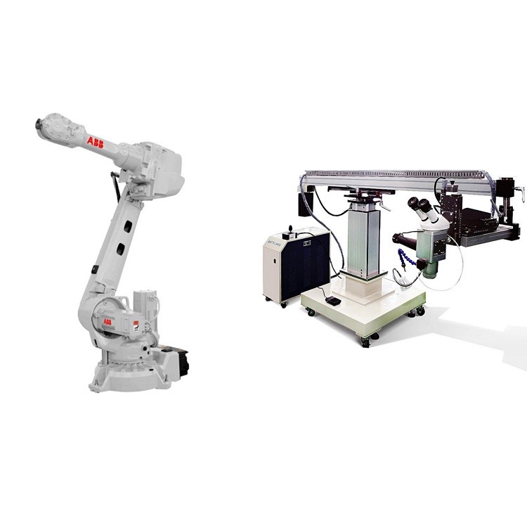 6 Axis robot arm IRB2600 reach 1650mm IP67 industrial robot with laser ...