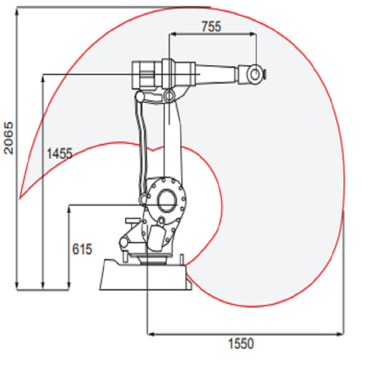 ABB IRB2400 industrial robot with robotic 6 axis arm and Maximum ...