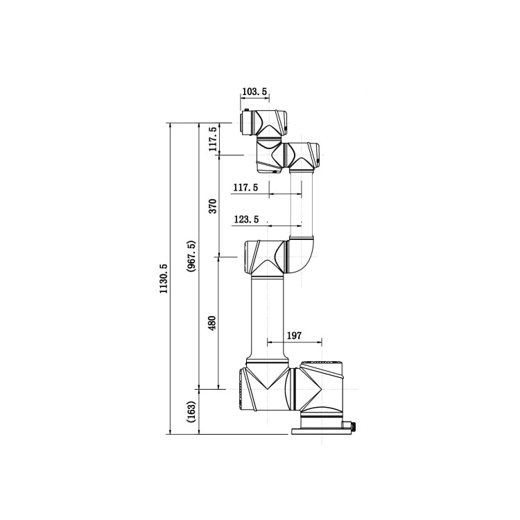 AUBO Largest Collaborative Robot Of AUBO I16 With 16KG Payload Manipulator For Dispensing And ...