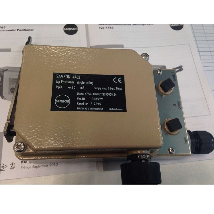 Samson 4763 Electropneumatic Positioner With Valve Parts For Controller ...