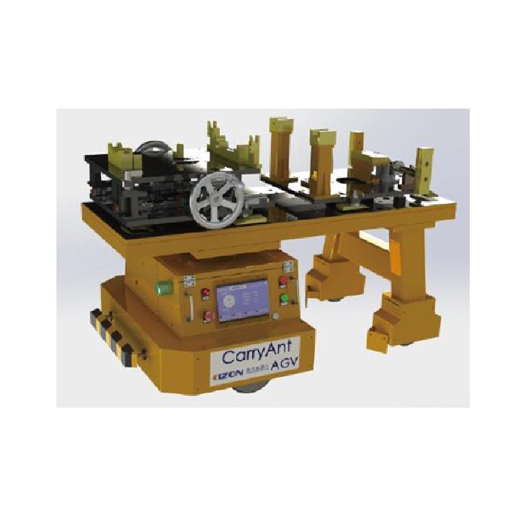 High Payload Special Type AGV Of Cizon AGV Used With 6 Aixs Robot Arm ...