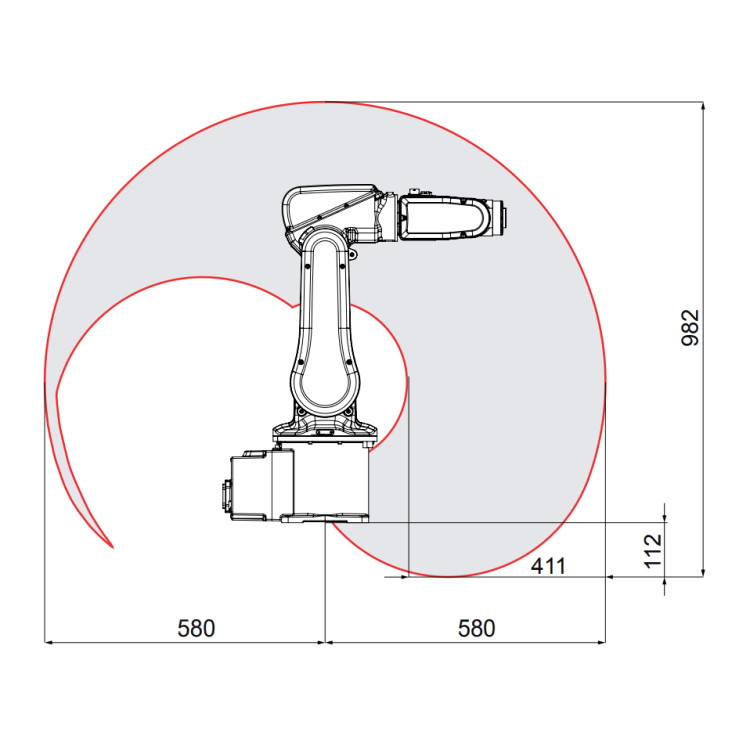 ABB IRB 120 6 Axis Industrial Robotic Arm For Flexible And Compact ...