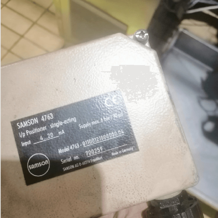 High Accuracy Samson 4763 Positioner As Valve Parts For Control Valve ...