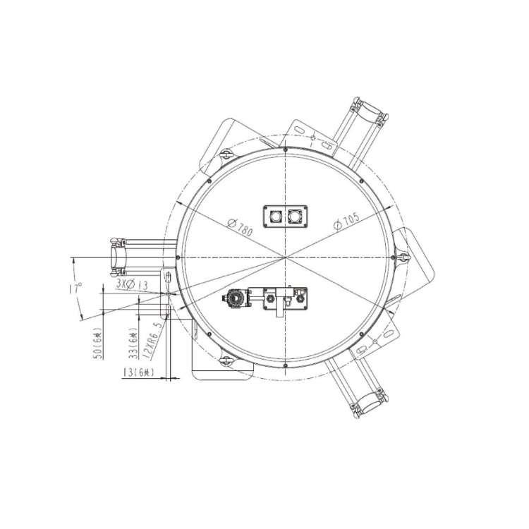 Sorting Robot China QJRB3-1A With Sorting Robotic Arm 4 Axis For Cnc Handling As Delta Robot