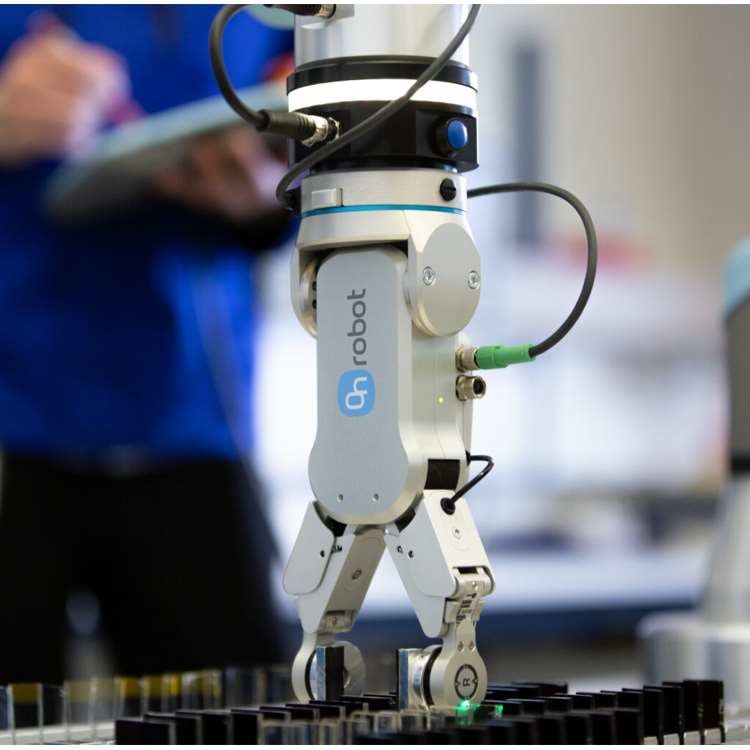 Smart Robot Gripper RG2-FT With Collaborative Robotic Arm For Industrial Robot Automation