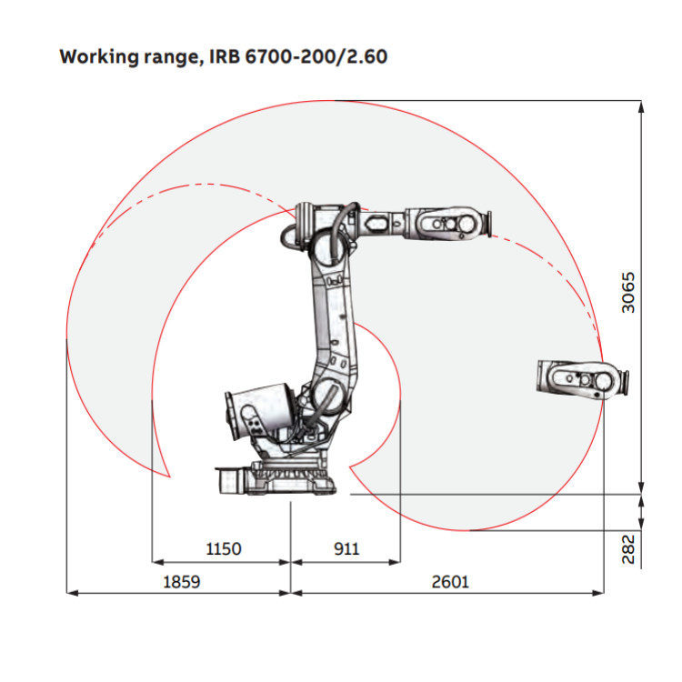 Industrial Robotic Arm IRB6700-200/2.6 Loading Machine Assembly Robot ...