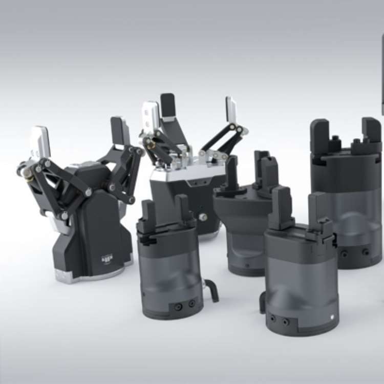 Three Finger Servo Electric Gripper CGC-80 With CNGBS 6 Axis Robot Arm ...