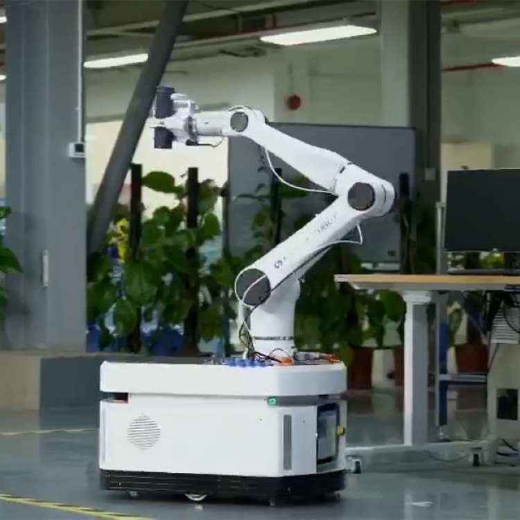 Pick And Place Robot Hans E18 With CNGBS Robotic Gripper And 6 Axis Robotic Arm As Cobot Robot