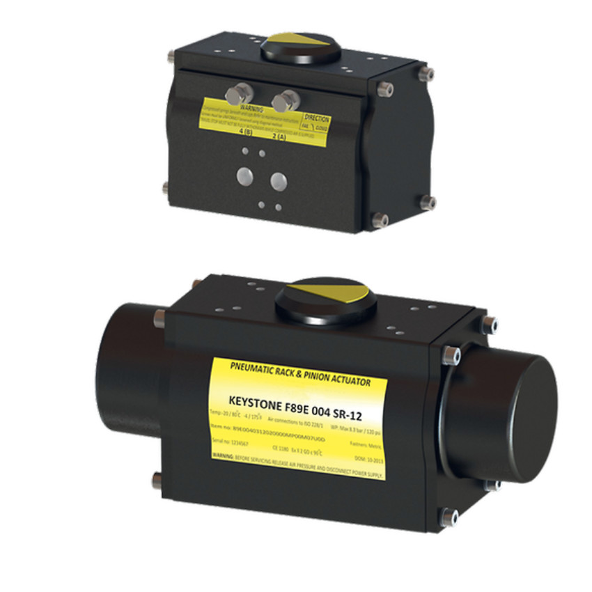 Keystone F990 Series Butterfly Valve Pneumatic Actuator Flow Control ...