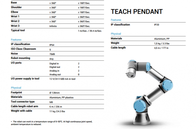 Universal UR3 UR3e Industrial Robots