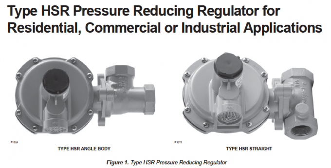 Fisher Type HSR Pressure Regulators