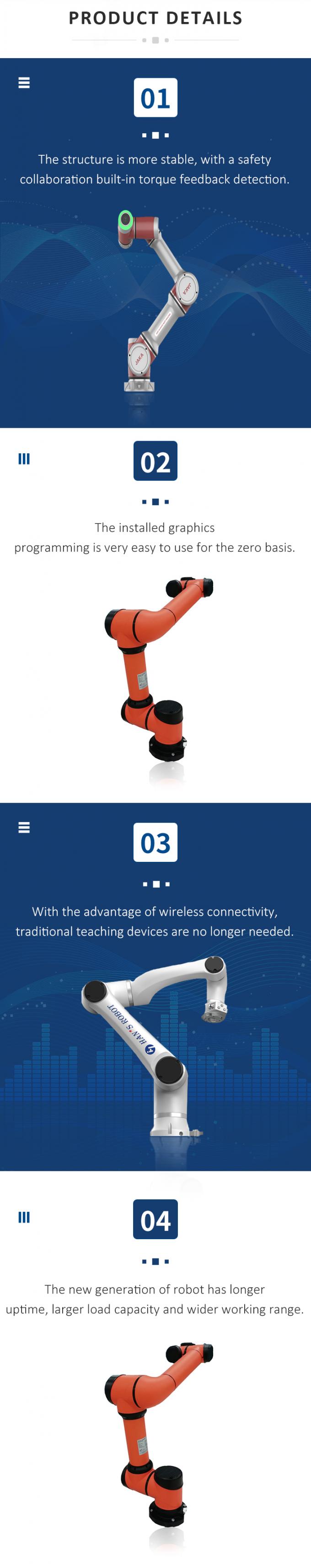 Robot Arm 6 Axis OMRON TM14M With Visual Camera Handling Robot As Cobot