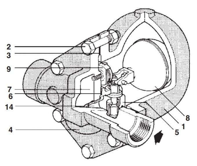 DN25 Spirax Sarco Float & Thermostatic Steam Trap FT14HC