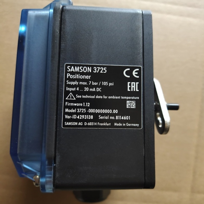 KOSO Pneumatic Samson Smart Positioner 3725-00 Butterfly Valve With ...