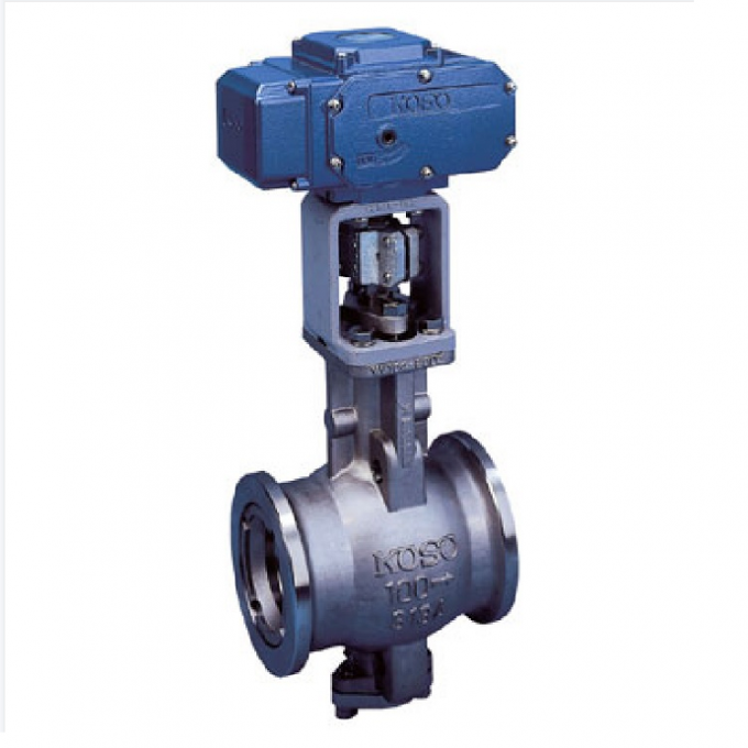 KOSO Eccentric Type Segmental Ball Valves 210E Control Valve With STI ...