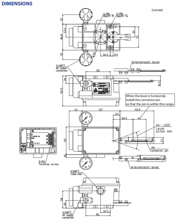 Control Valve With Actuator And Azbil Avp100 Pneumatic Smart Valve ...